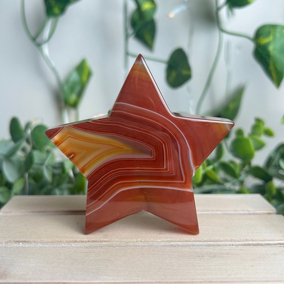 Accents | Carnelian Star Carving E | Poshmark